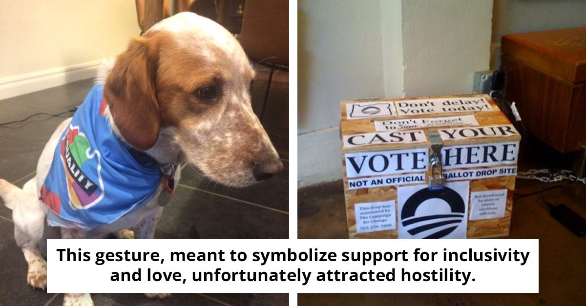 In Support of Equality, Dog's Bandana Triggers Man's Outrageous Act ...