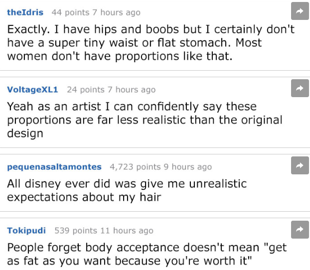 Woman Expresses Frustration Over Disney Princesses 'Realistic ...