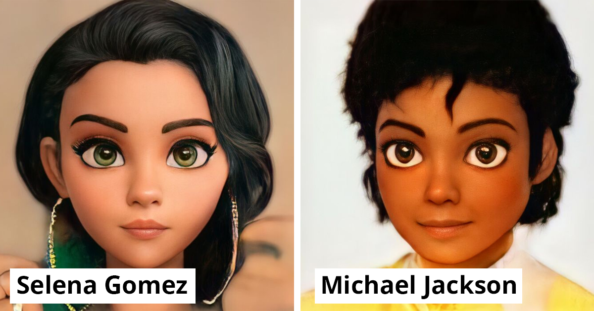 Celebrities Transformed - Disney Character Makeover With New App - Memehead